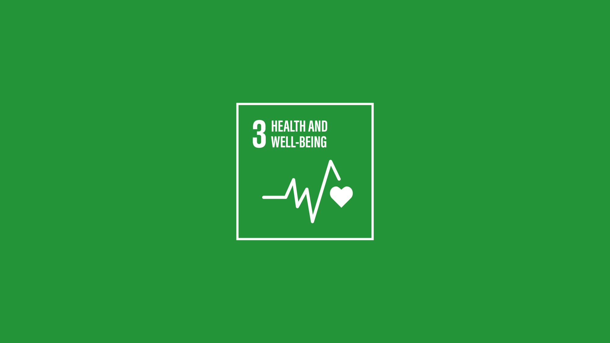 SDG 3 Good health and well-being - Hesse Lignal