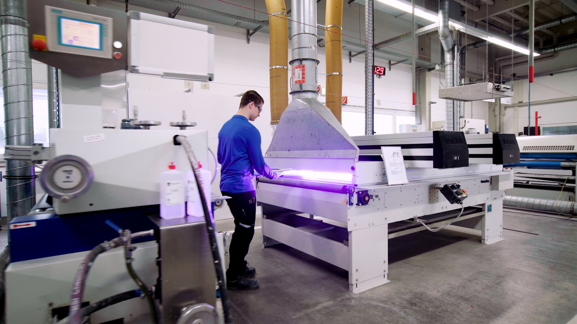 UV coatings on industrial coating lines offer high efficiency in the ...