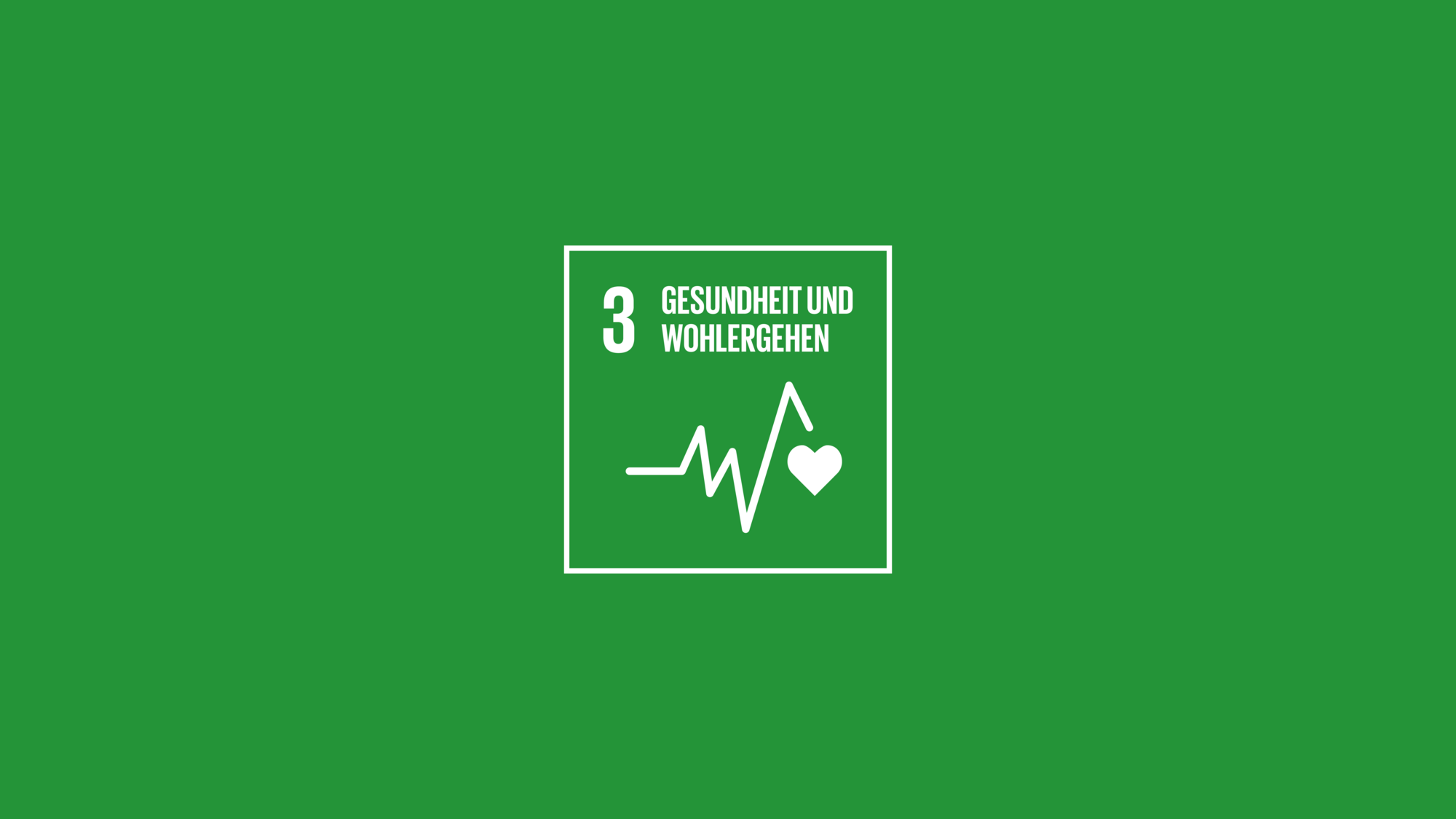 SDG 3 Gesundheit und Wohlergehen - Hesse Lignal