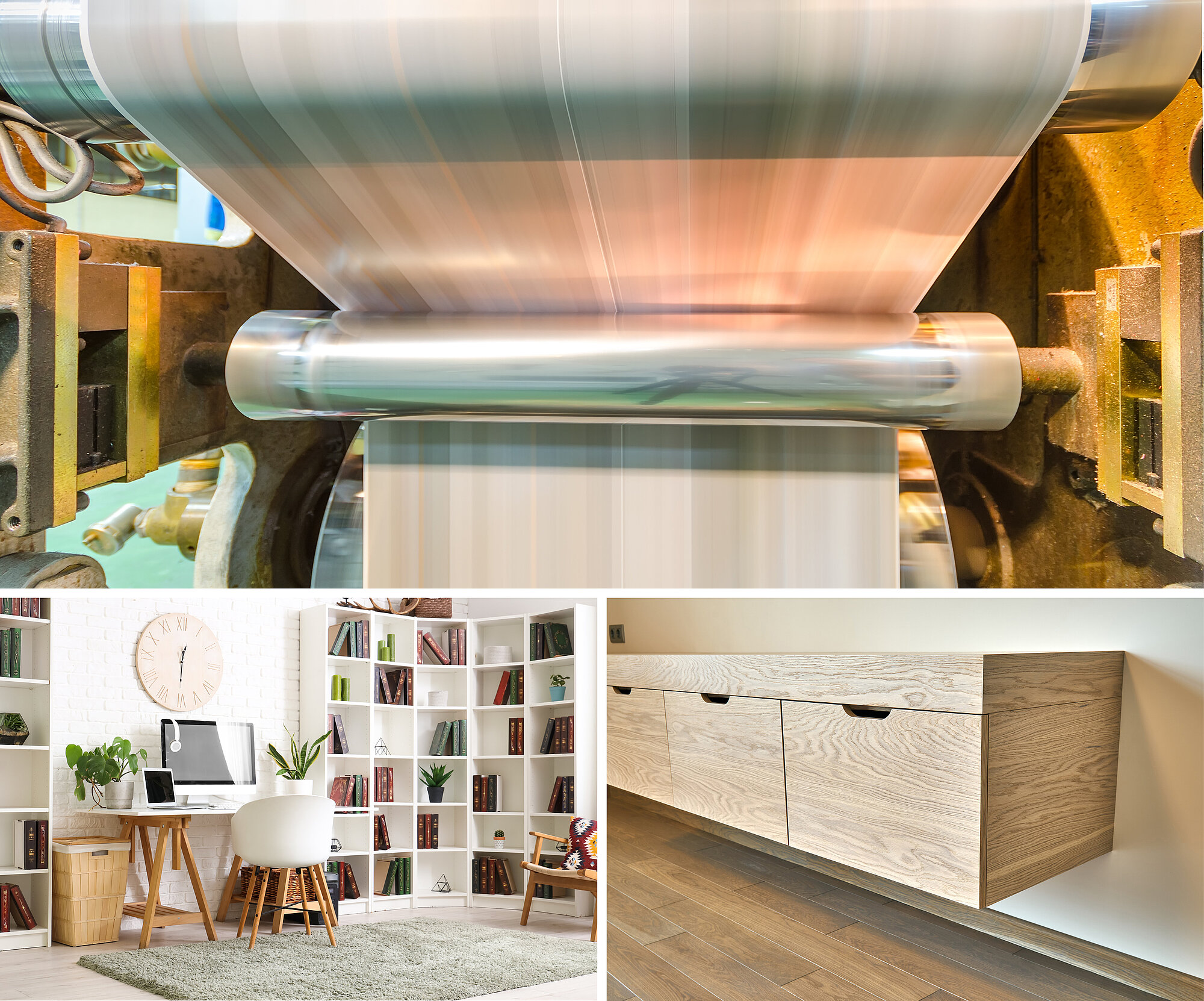 Systèmes de laque et de vernis pour meubles avec papiers de finition ...